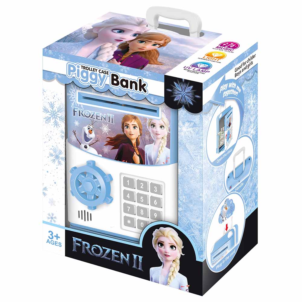 Frozen Money Box Small Trolley Bag Piggy Bank ATM Machine - Khilonay